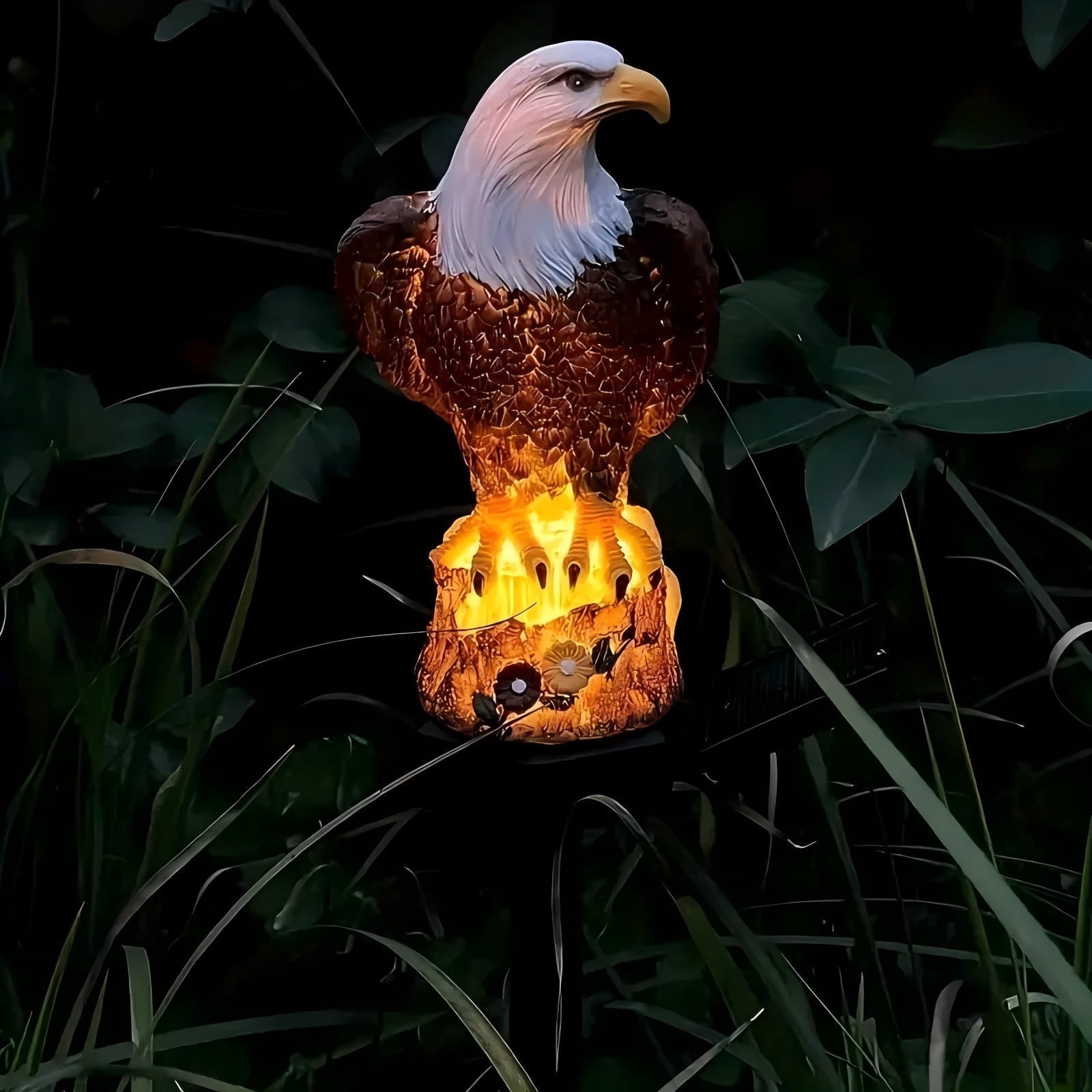 Lendour Solar Light Eagle Garden Pathway Light, Landscape Lights ...