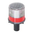 Solar Powered Led Strobe Pc Shell Reflective Waterproof Switch Beacon