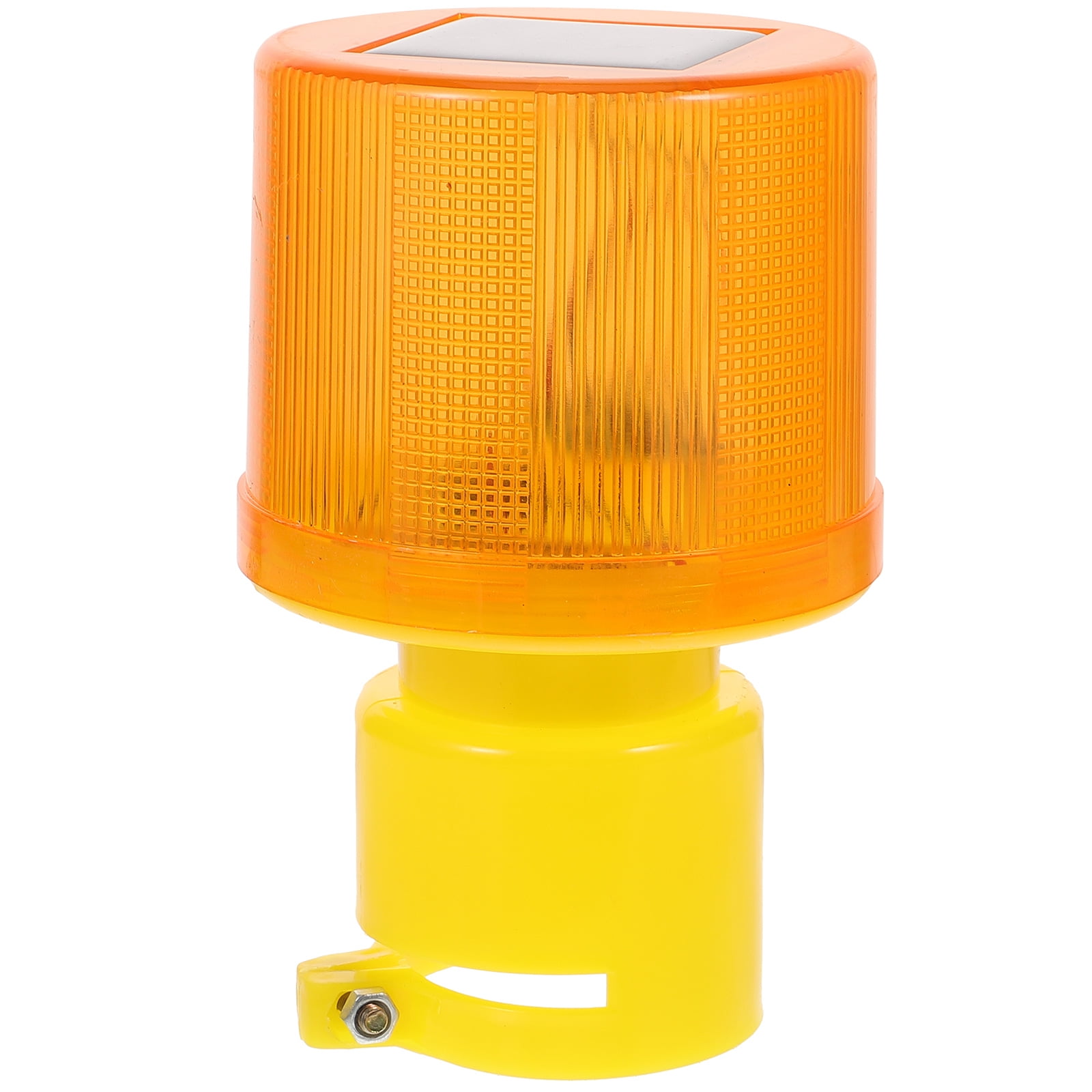 Solar Powered LED Traffic Strobe Warning Lights Flicker Beacon Road ...