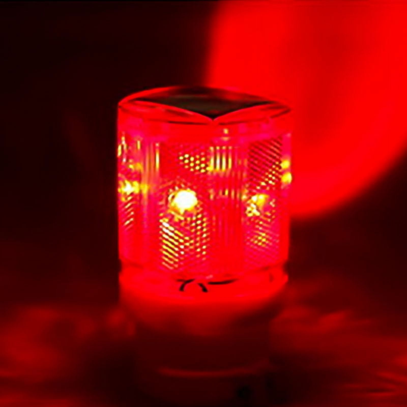 Solar Powered LED, Traffic Strobe Warning Lights, Flicker Road ...