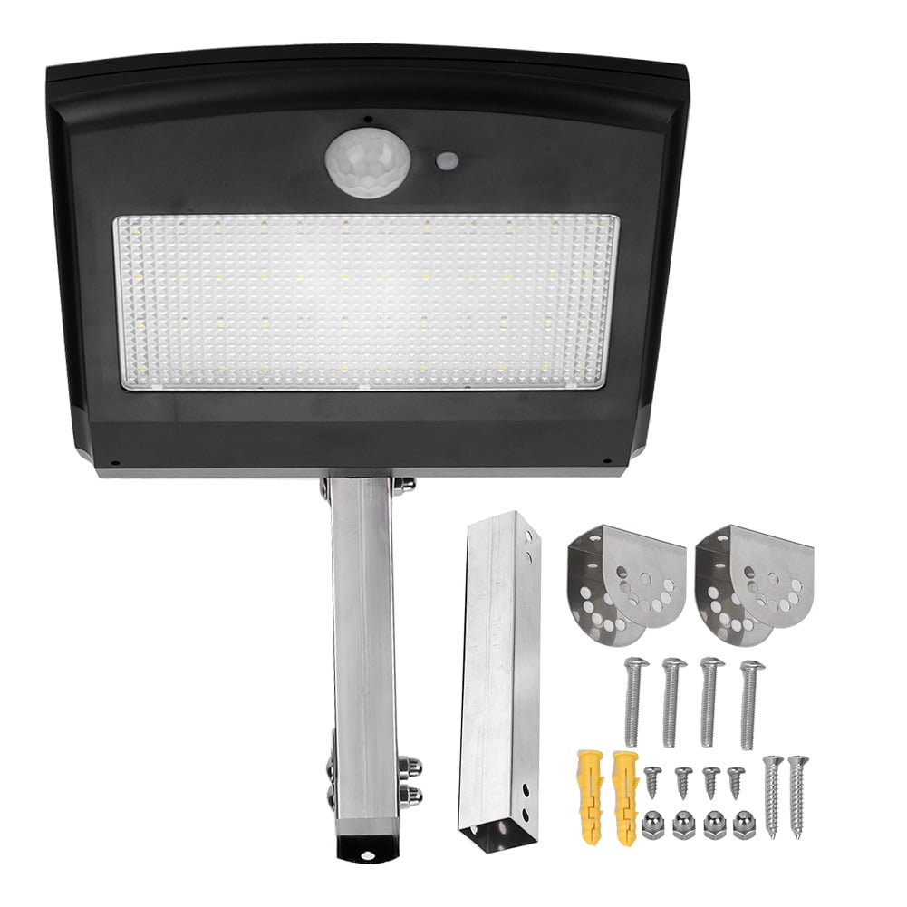 Solar Powered LED Wall Light Waterproof Sensor Lamp Black White without ...