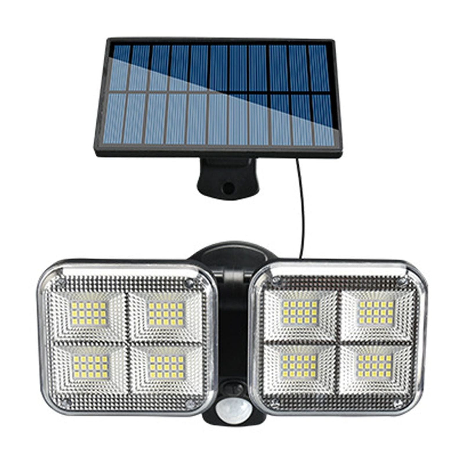 Solar Powered LED Wall Light with 2400mAh Battery and Motion Sensor for Outdoor Security,Easy ...