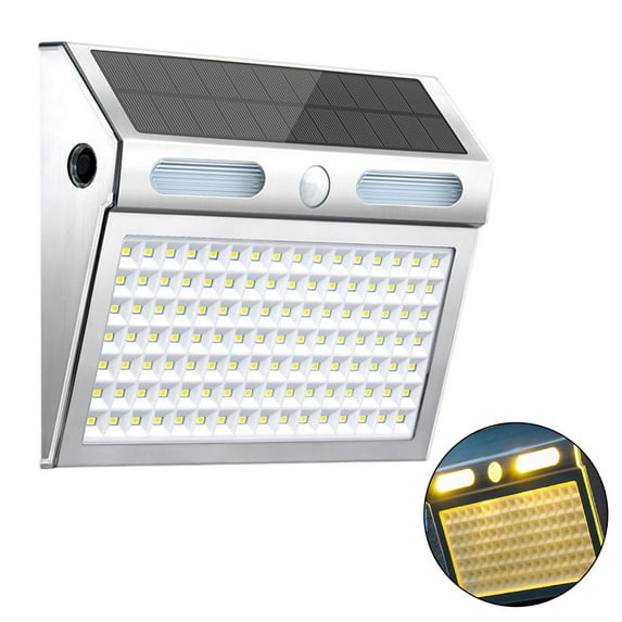 Solar Powered Light 112 LEDs Solar Wall Light Solar Light with Motion ...