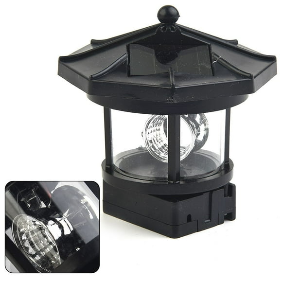 Solar Lighthouse Rotating Beacons for Garden and Patio Lighting