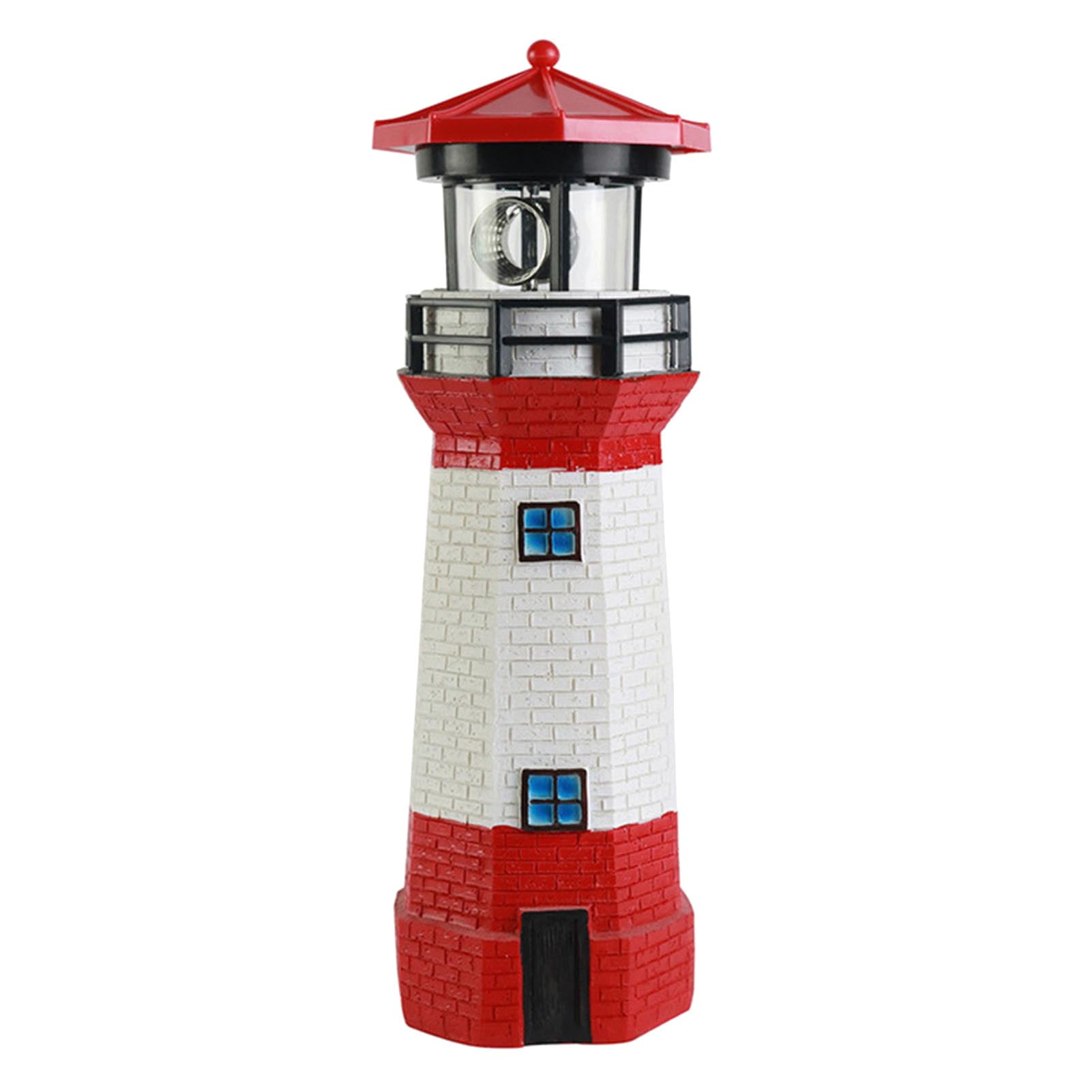 Solar Powered Lighthouse Energy Saving Solar Lighthouse With Rotating ...