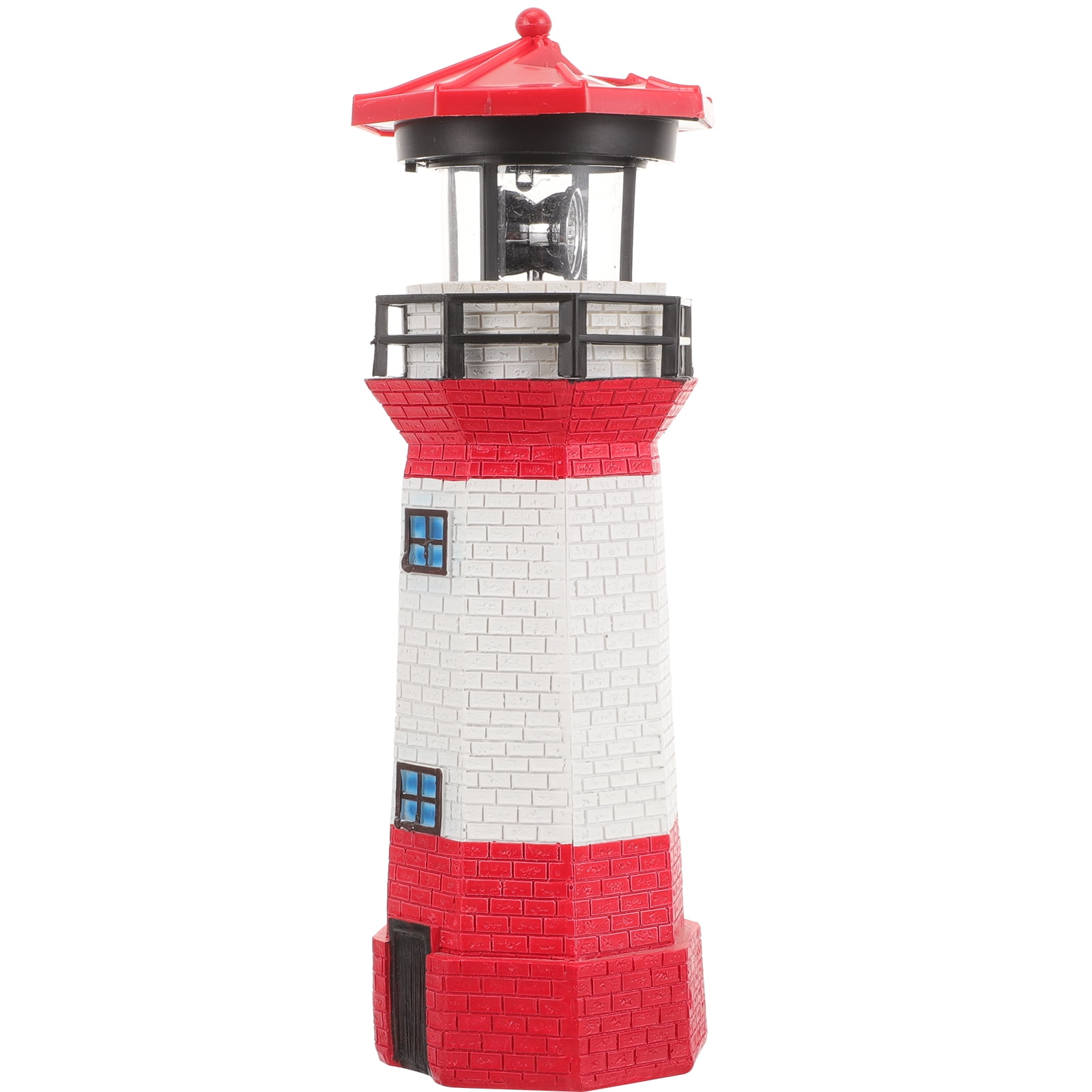 Solar Powered Lighthouse LED Lighthouse Garden Decorative Lighthouse ...