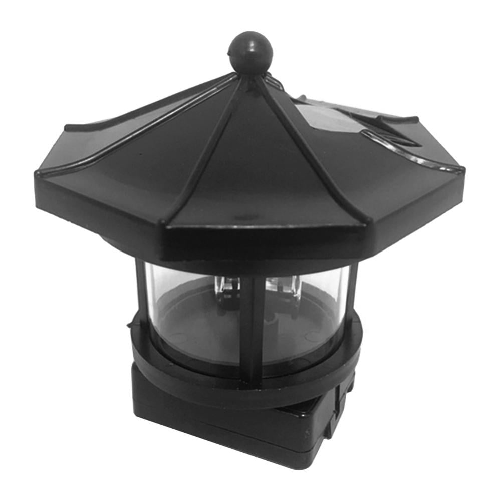 Solar Powered Lighthouse,Outdoor Waterproof Lights,Rotating Solar Light ...