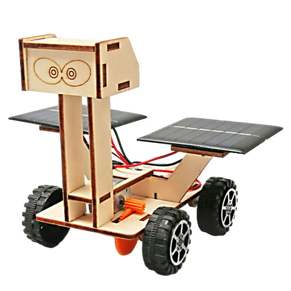 Solar Powered Mars Rover Diy Science Kit Wooden Technology Experiment ...