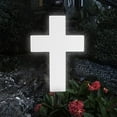 【Solar-Powered Memorial Cross Light】 – Eternal LED Grave Marker for ...
