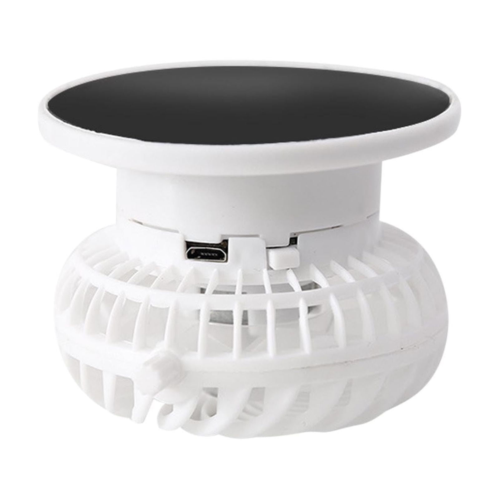 Solar Powered Mini Fan for Round Hole Hats - USB Rechargeable, 3-Speed ...