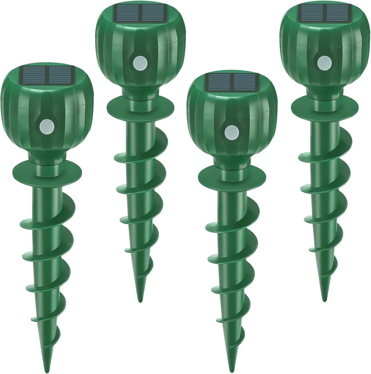 Solar Powered Mole Repellent - 3 Modes, IPX7 Waterproof, Ultrasonic ...