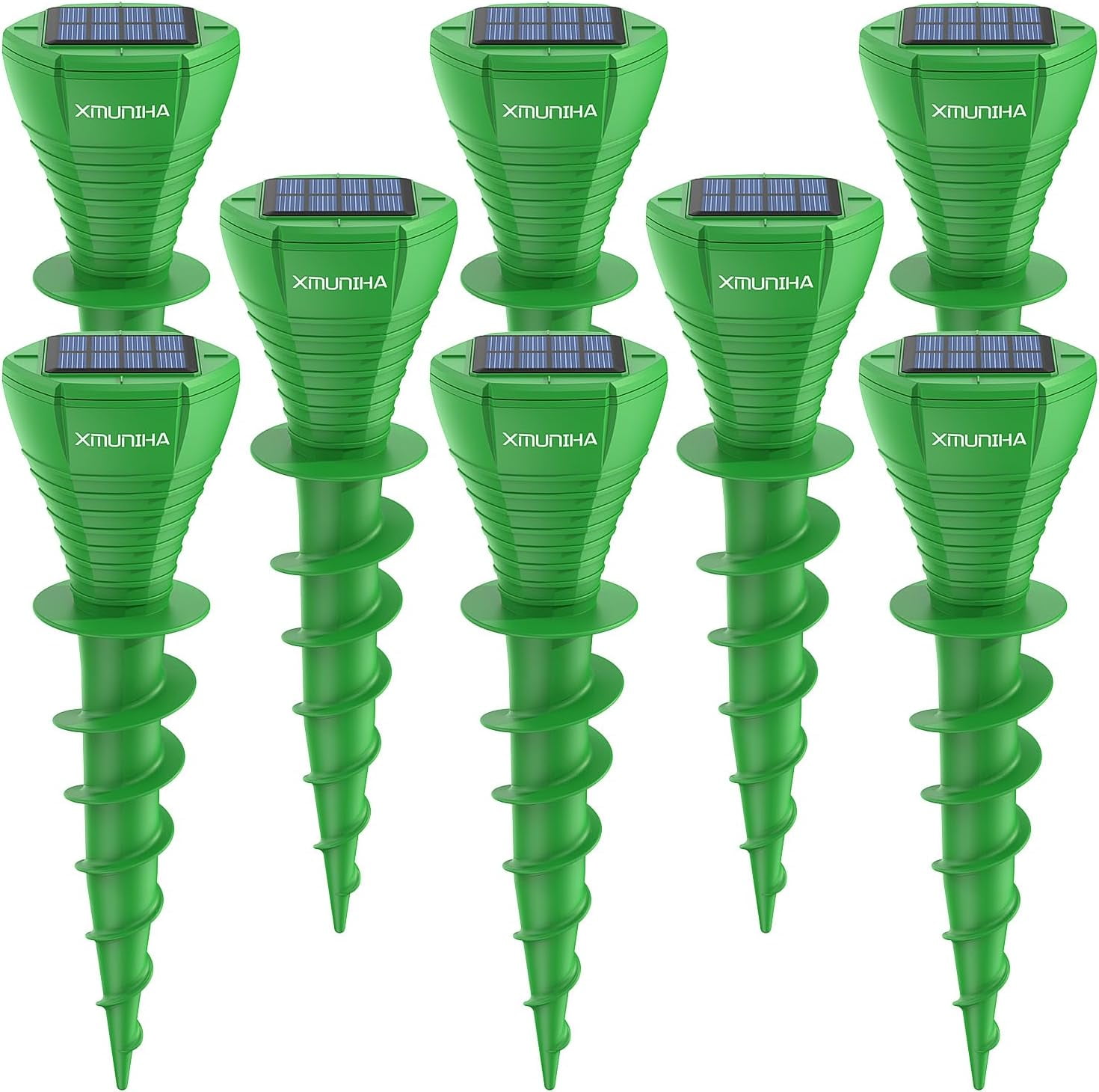 Solar Powered Mole Repellent, 8 Pack Ultrasonic Vole Outdoor, IP 65 ...