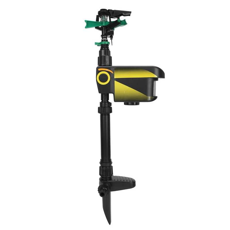 Solar Powered Motion Activated Sprinkler, Animal Repellent Sprinkler ...