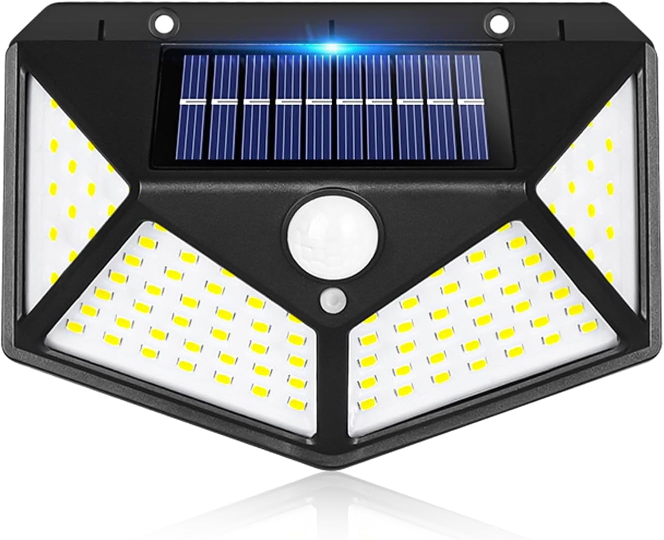 Solar Powered Motion Sensor Security Lights, 138 LED Super Bright ...