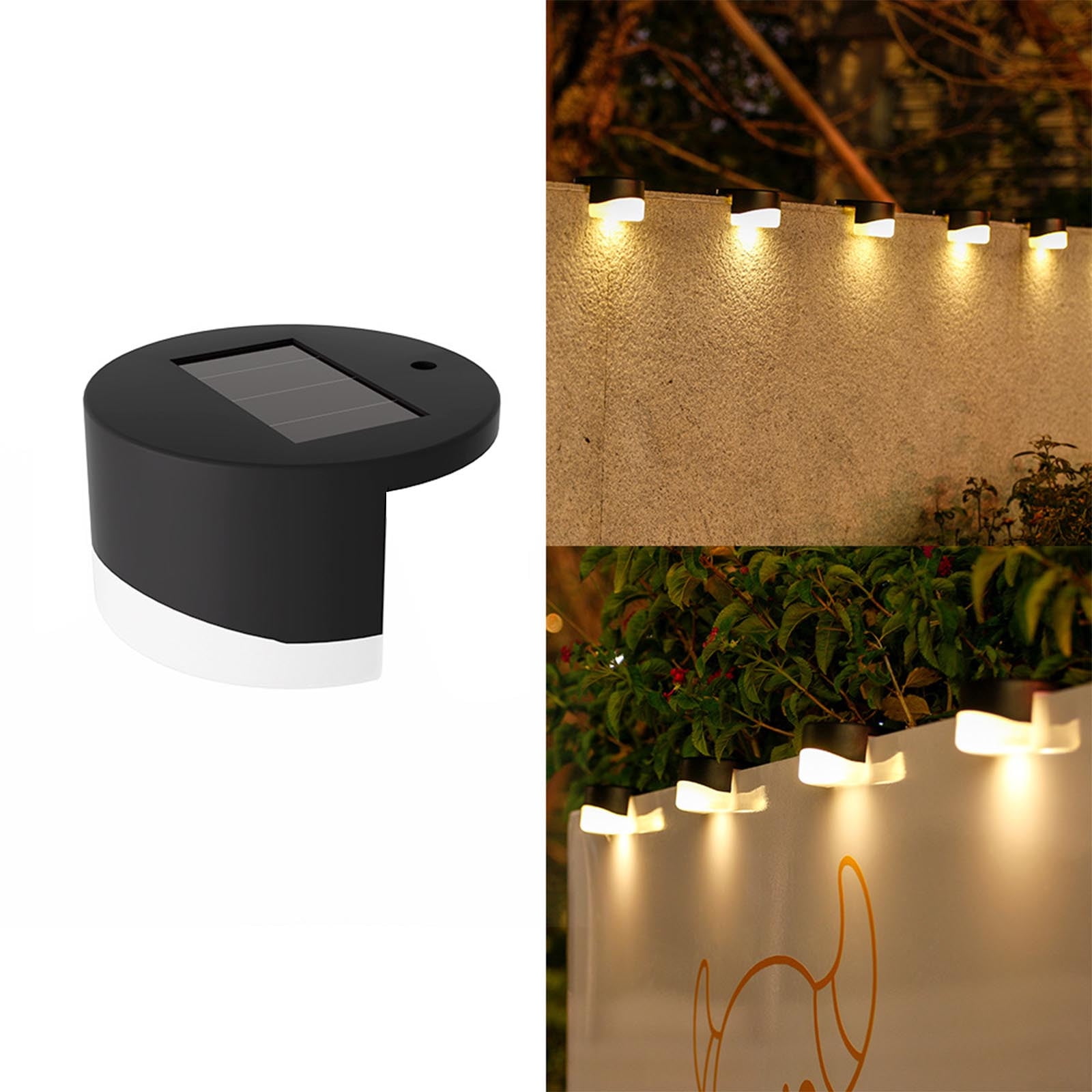 Solar Powered Outdoor Garden Step Light Long Lasting Weatherproof ...