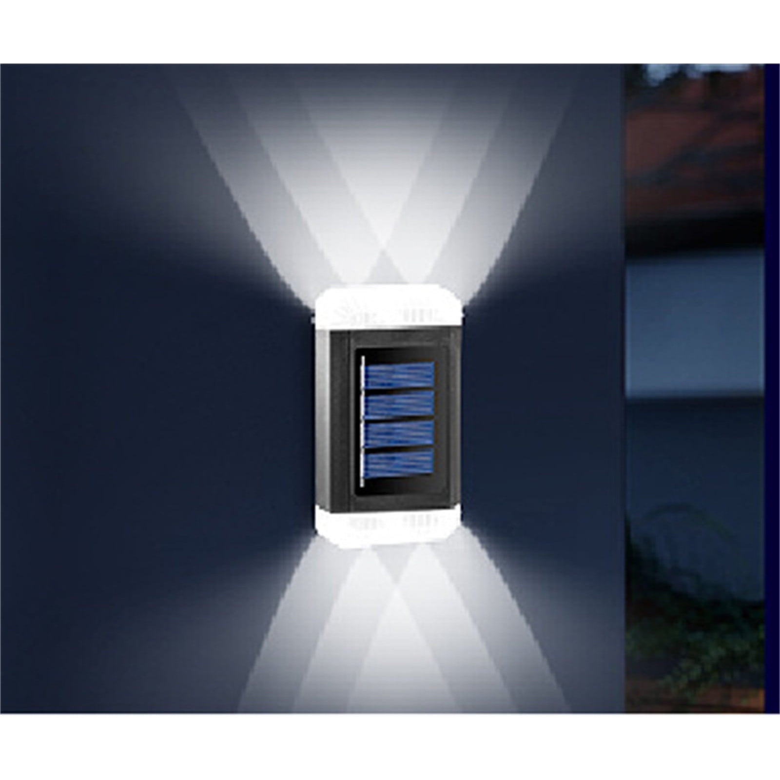 Solar Powered Outdoor LED Wall Lamp Automatic Night Lighting,Waterproof ...