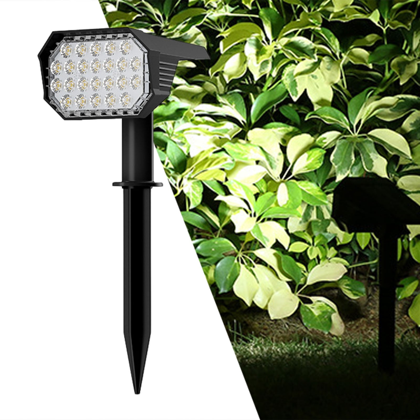 Solar Powered Outdoor Light, White Light, for Garden, Solar Lights ...