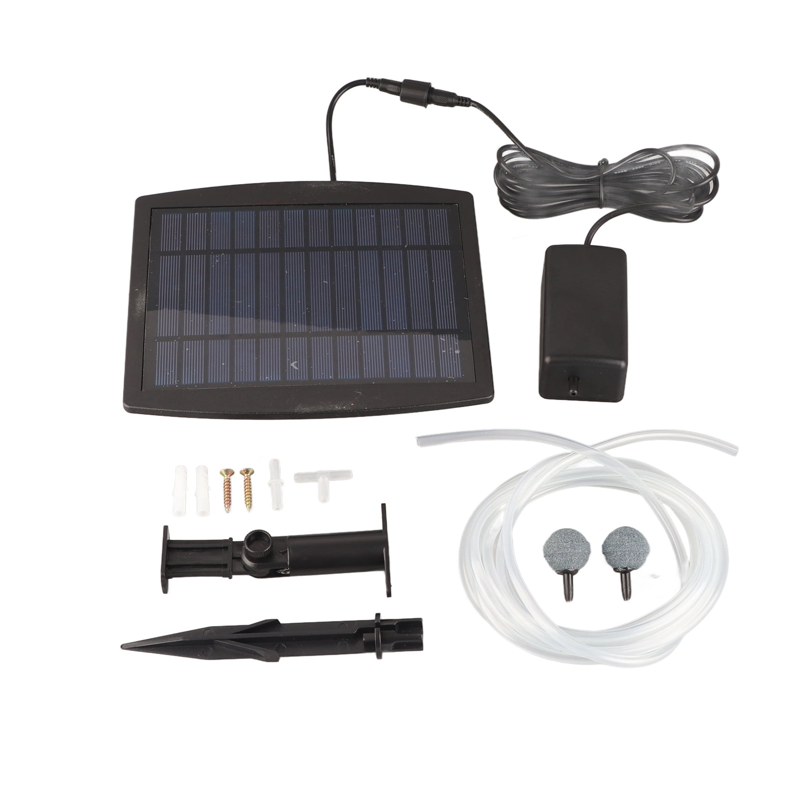Solar Powered Oxygenator Aerator Air Pump Oxygen for Outdoor Pool Pond ...