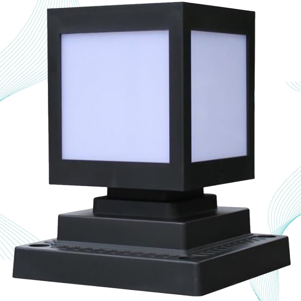 Solar Powered Post Lights Waterproof Garden Landscape Lamp Outside ...