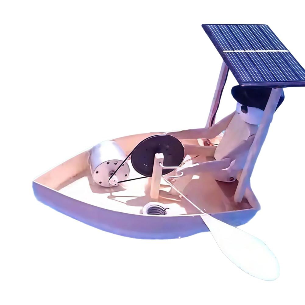 Solar Powered Rowing Robot Toy Solar Robot Kit Home Decoration 5haa ...