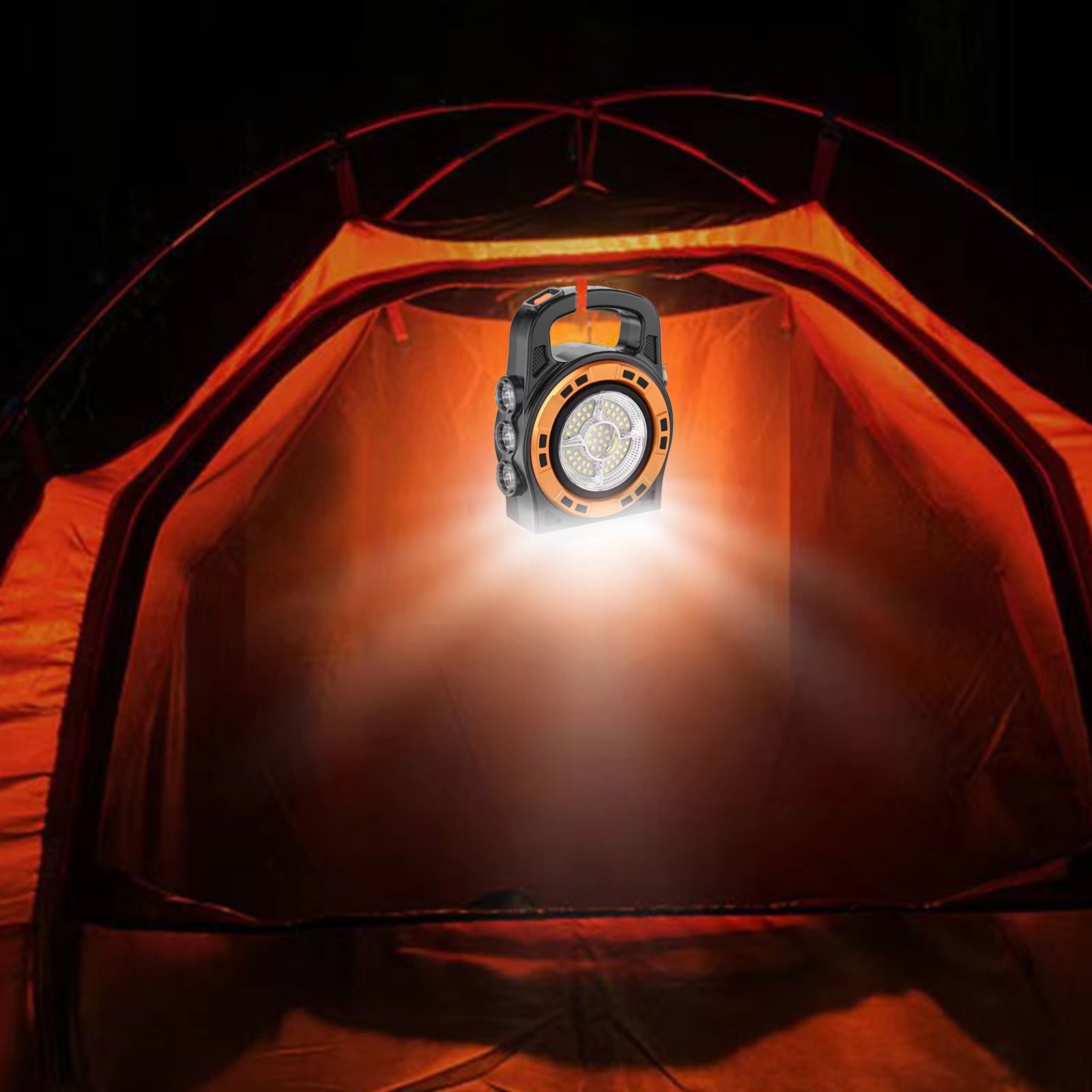 Solar Powered Searchlight, Outdoor Emergency Light, Waterproof ...