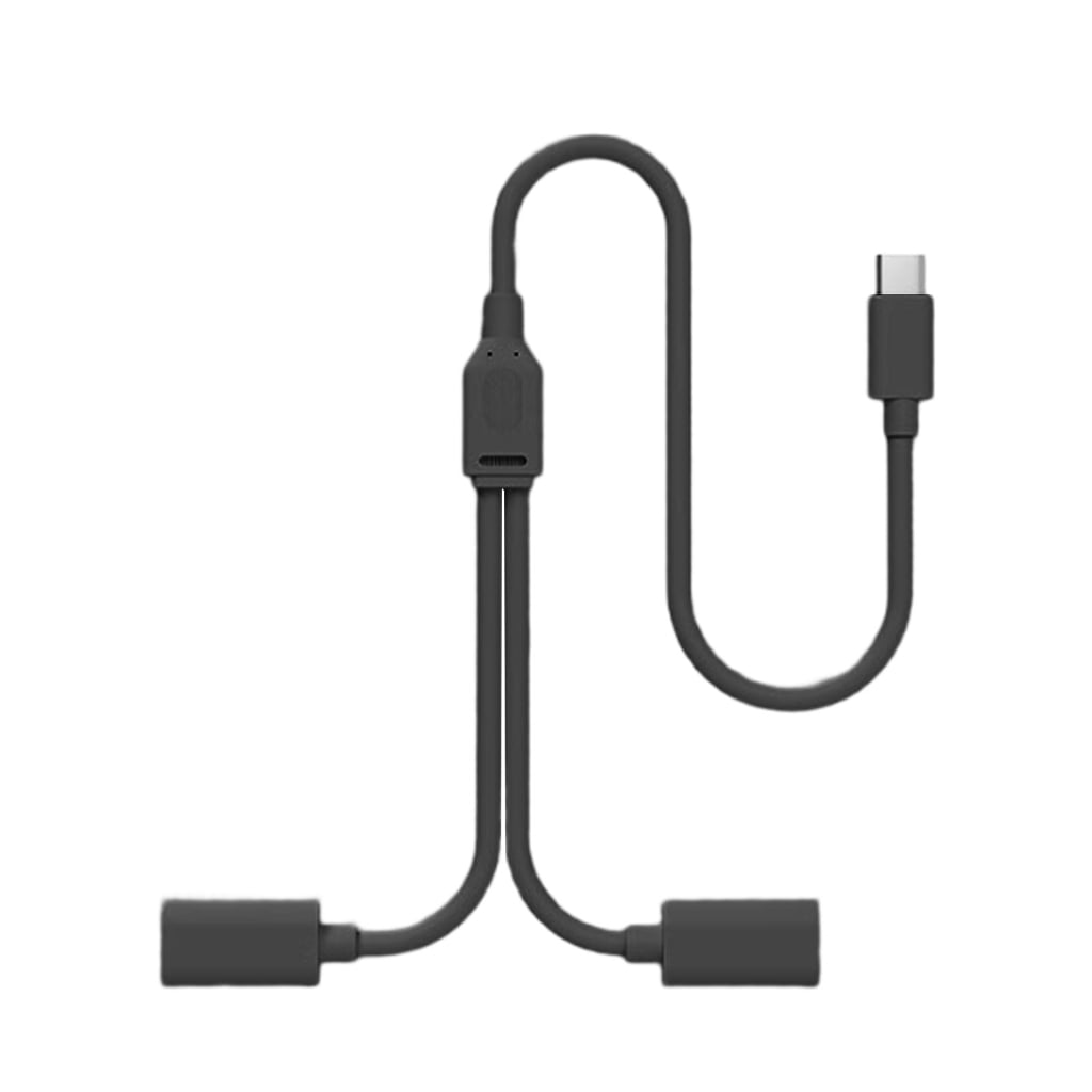 Solar Powered Security Camera Power Cable Type C Splitter Data Function ...