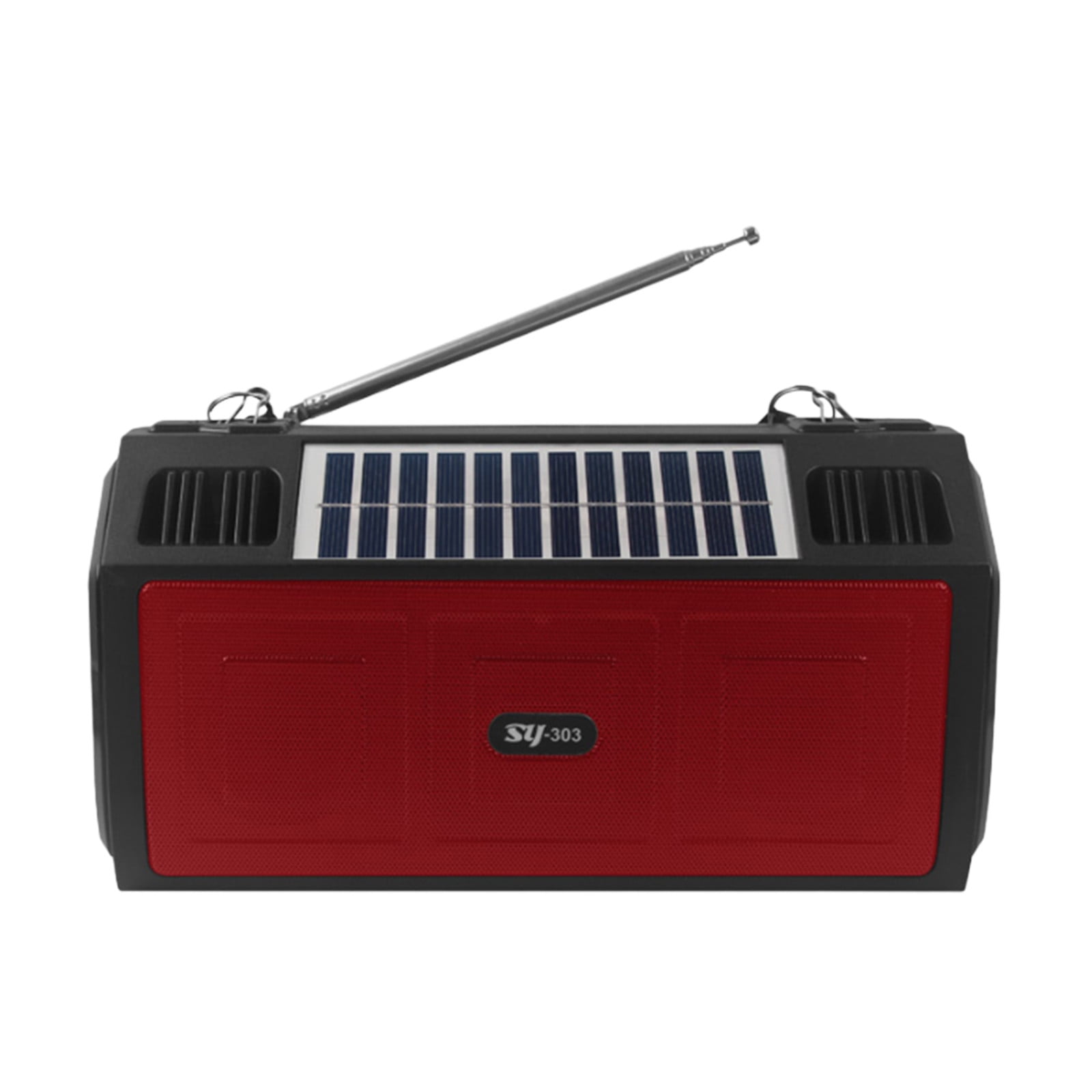 Solar Powered Sound System With Illuminated FM Radio Outdoor Flashlight ...