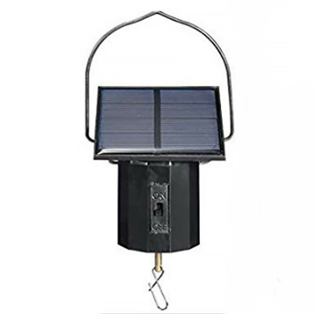 Solar Powered Spinner Motor, Wind Chime Motor Ornament Hanging Rotating ...