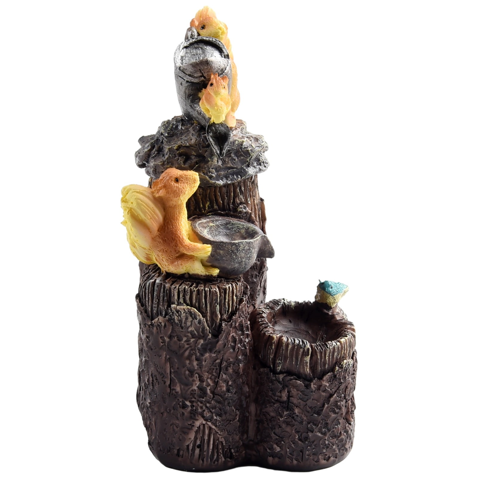 Solar Powered Squirrel LED Light Garden Ornament Animal Lamp Outdoor ...