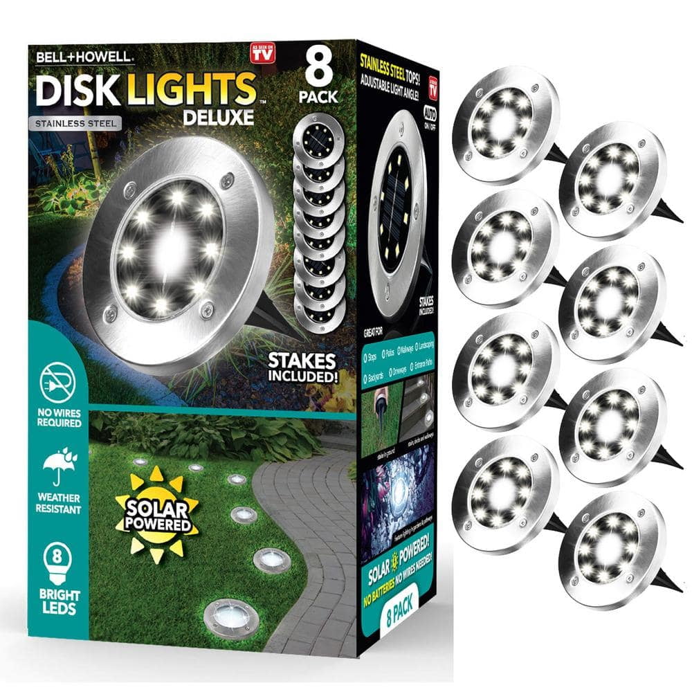 Solar Powered Stainless Steel Outdoor Integrated LED Super Bright In ...