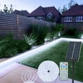 Solar Powered Strip Lights Outdoor Waterproof 16 4ft 320 Led Strip