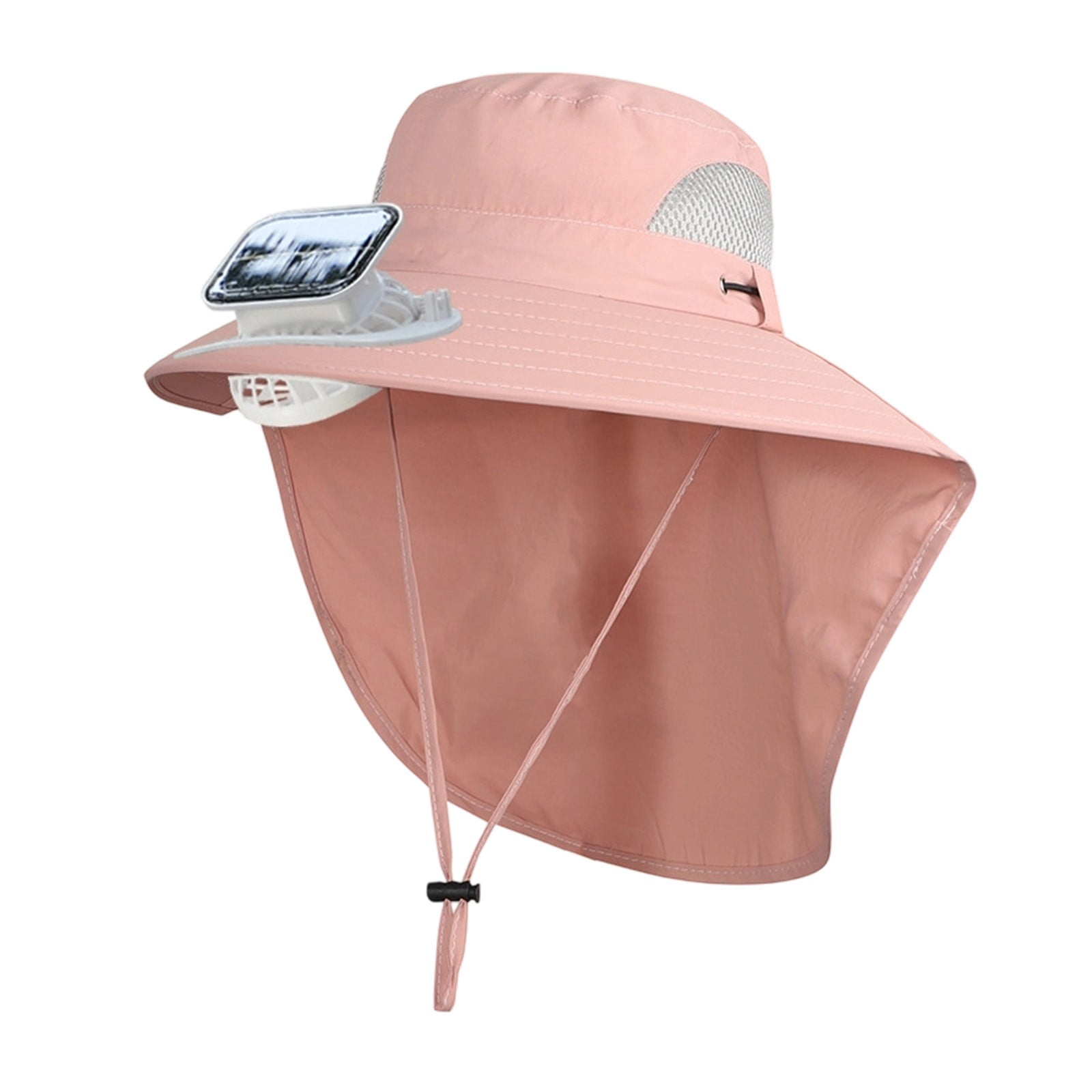 Solar Powered Sun Hat with Integrated Neck Cover for Kids and Teens ...