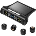 Chumajor Solar-Powered Tire Pressure Monitoring System (TPMS) with ...