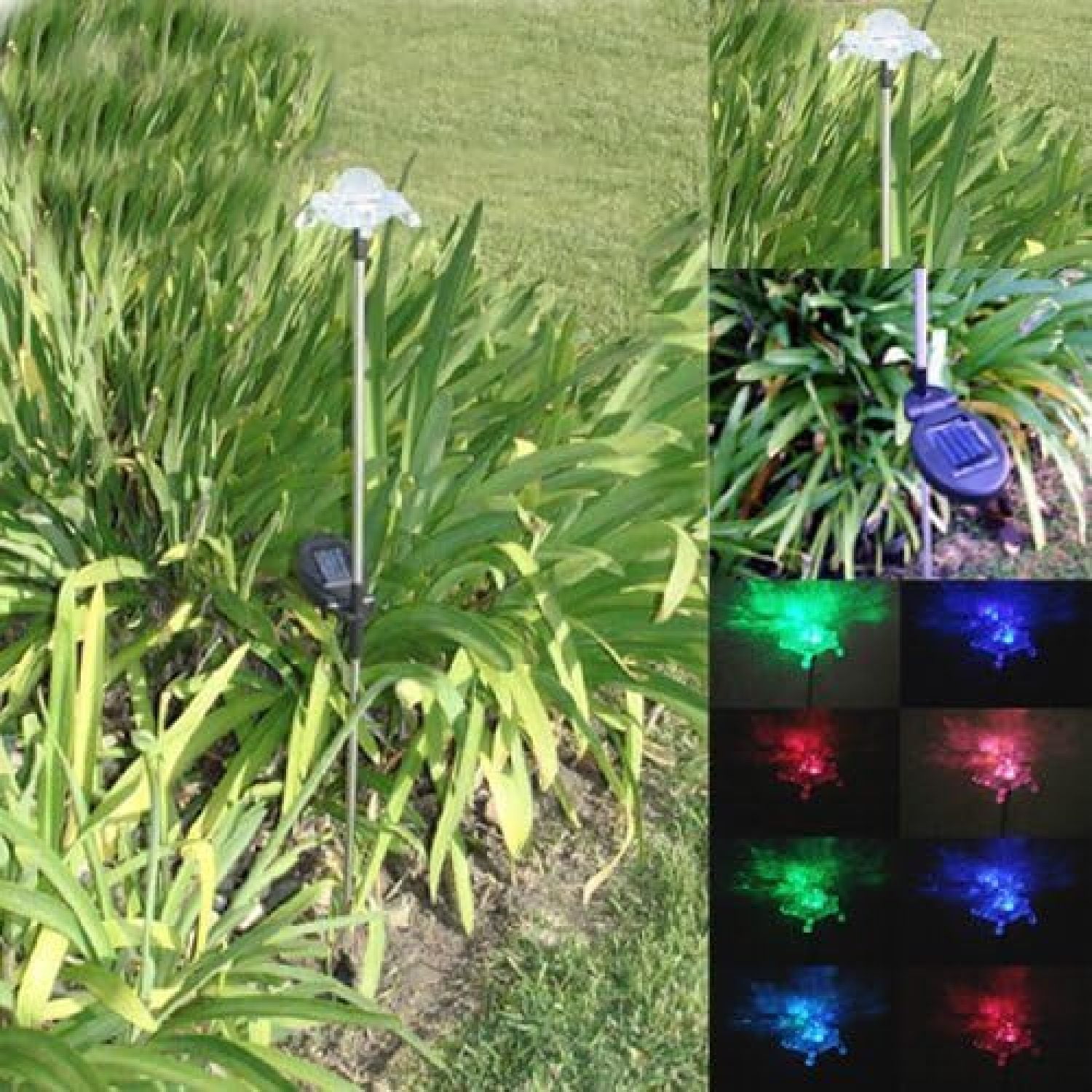 Solar Powered Turtle Garden/yard Decor Stake Color Changing LED Light ...