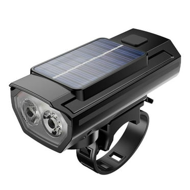Kyusrd USB Rechargeable LED Bicycle Headlight 130dB Horn Speedometer Counter - Walmart.com