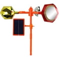 MUSICOZY Solar-Powered Bird Deterrent, 360Â° Reflective Prism Cups ...