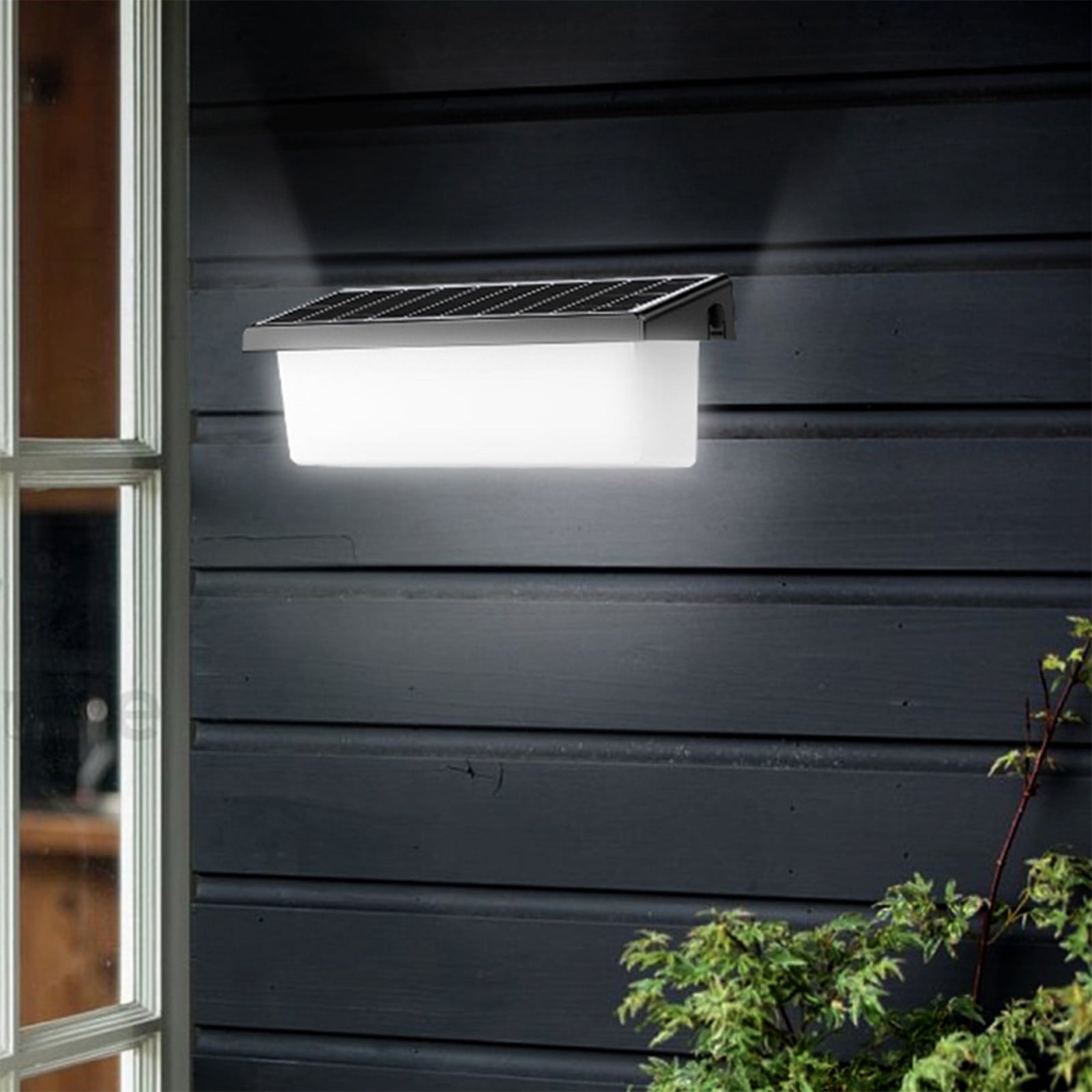 Solar Powered Wall Light, Waterproof Outdoor Garden Light, 2200mAh ...