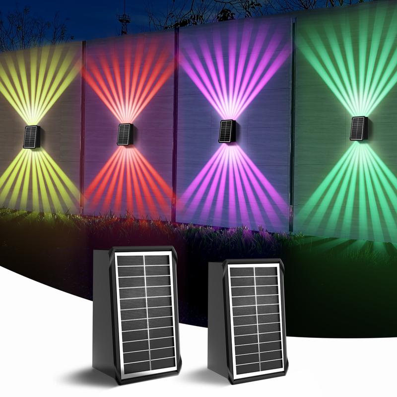 Solar Powered Wall Lights Up and Down IP65 Waterproof LED Light with ...