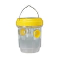 Solar Powered Wasp Trap Outdoor Hanging Insect Catcher Reusable Plastic ...