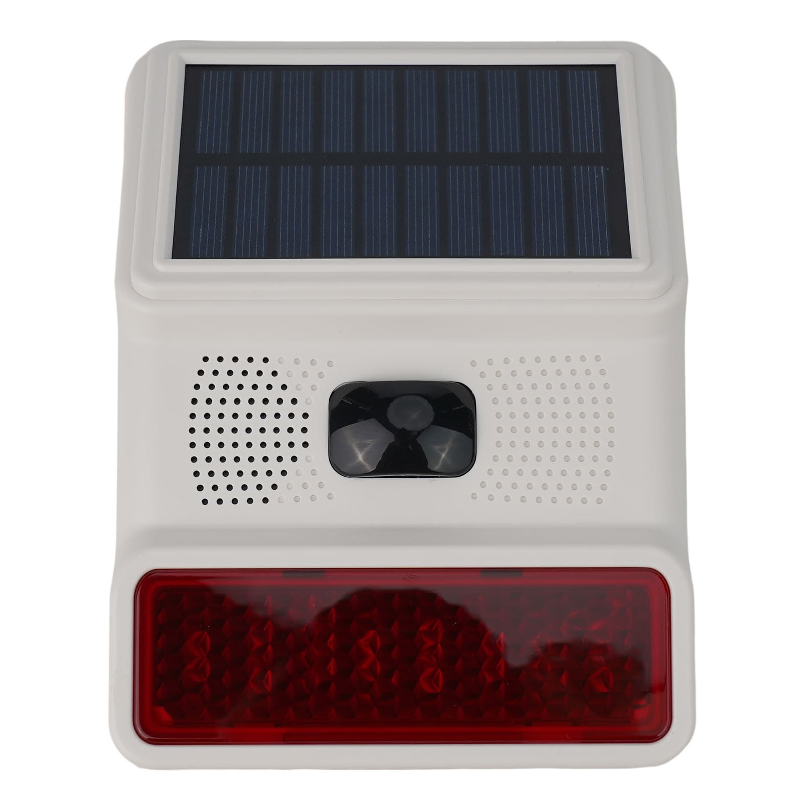 Solar Powered Waterproof Siren with Wireless Flashing Strobe for ...