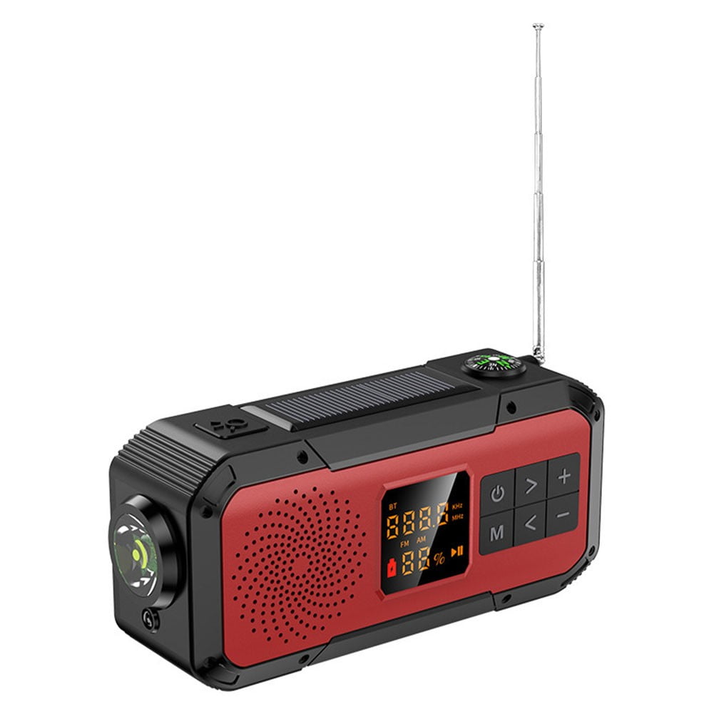 Solar Powered Weather Radio with Dual Speaker and Mobile Device ...