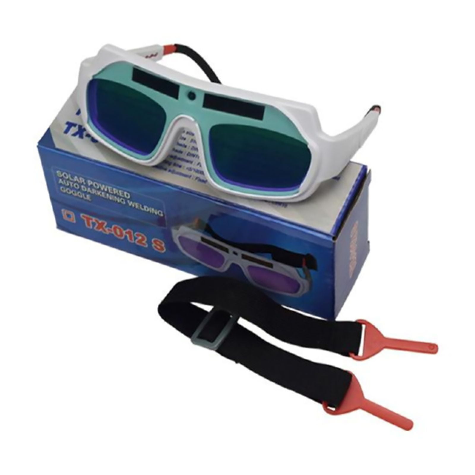 Solar Powered Welding Glasses Auto Darkening Helmet Eyes Goggle Welder ...