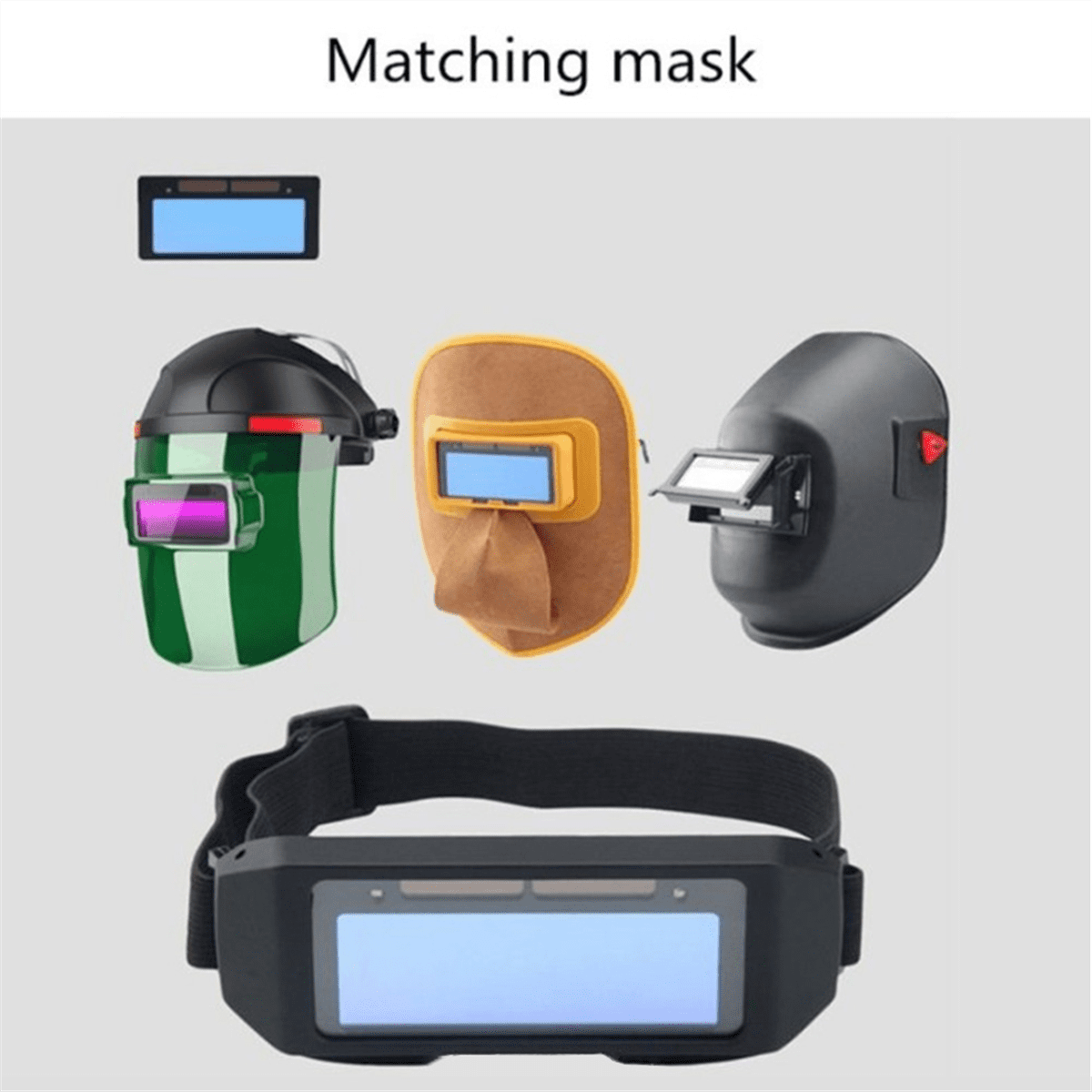 Solar Powered Welding Lens Automatic Dimming Welding Glasses Welding Helmet Mask Accessories for ...