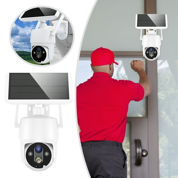 Solar Powered WiFi Security Camera with 20 Meter Night and Included ...