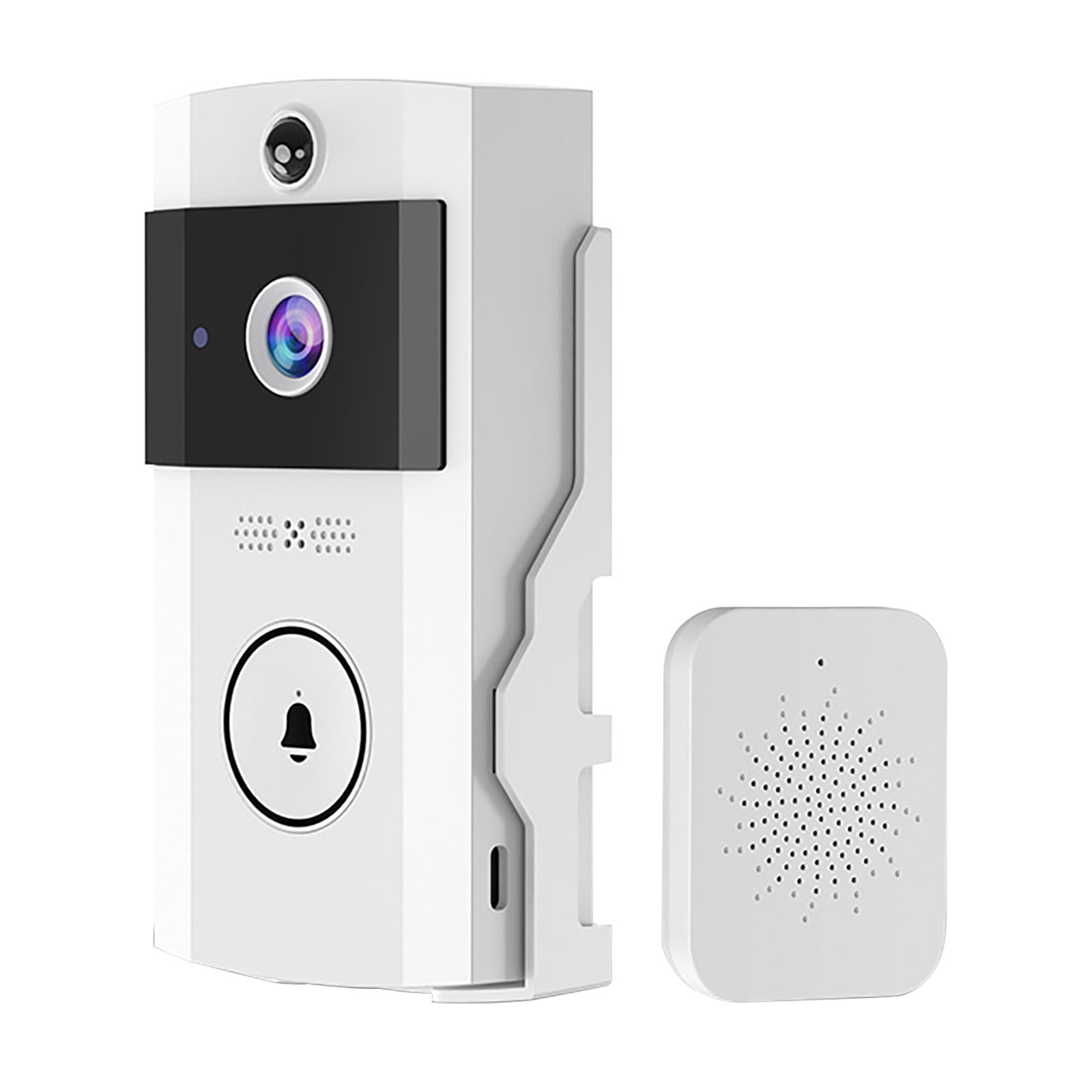 Solar Powered Wireless Doorbell with Camera 1080p HD Video Motion ...