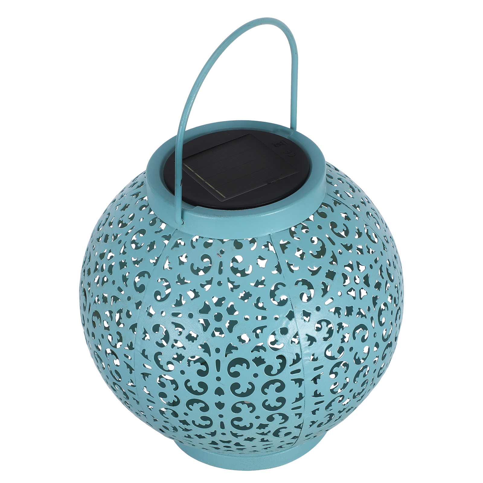 Solar Projection Lamp LED Solar Iron Art Hollow Garden Projector Light ...