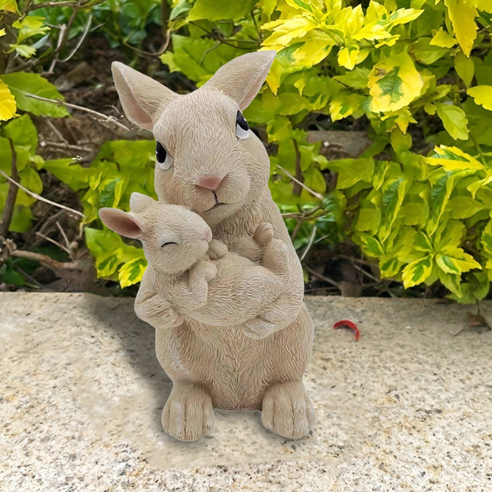Solar Rabbit Garden Outdoor Statues,Bunny Led Lights Lawn Decor for ...
