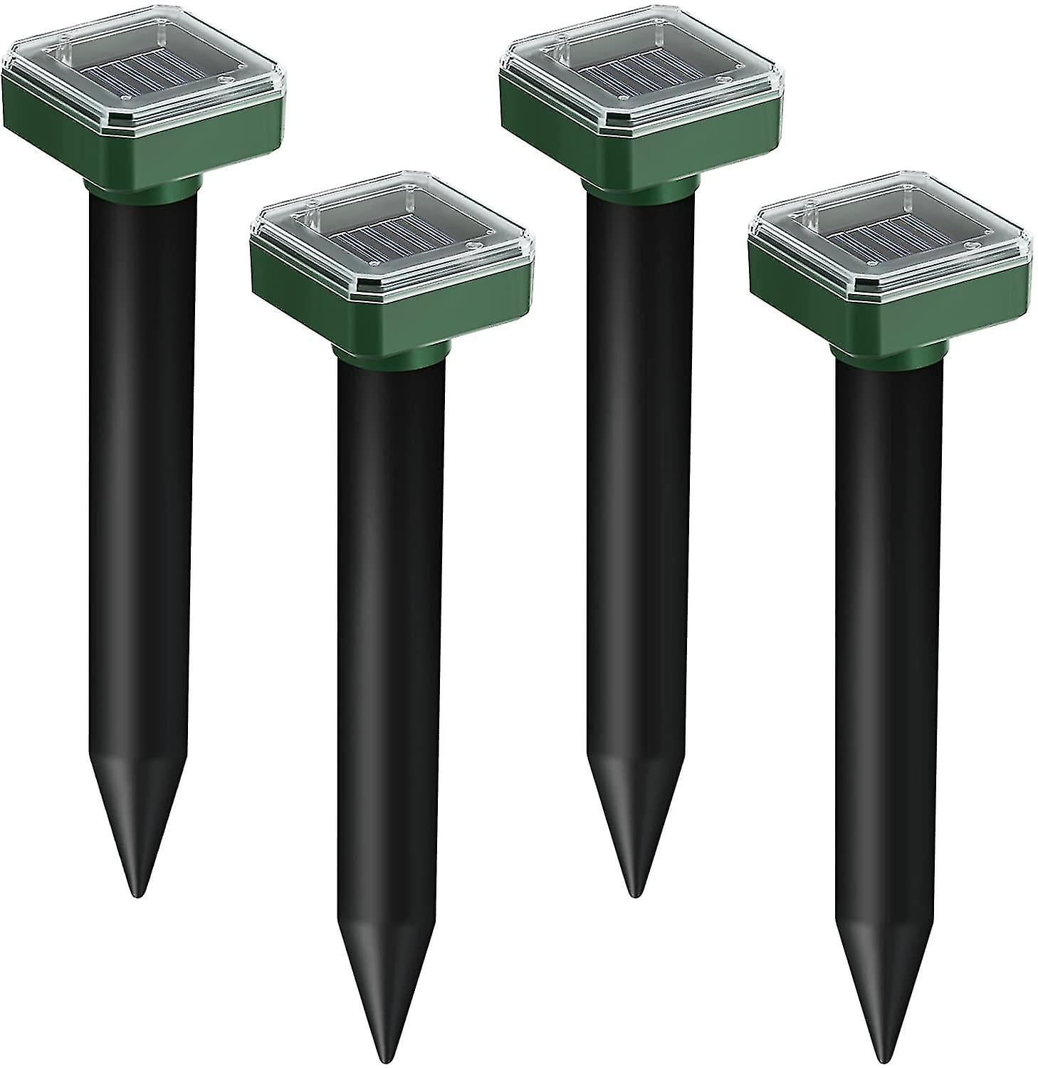 Solar Rat Repellent Ultrasonic 4 Pack For Outdoor Garden Rat Repellent ...