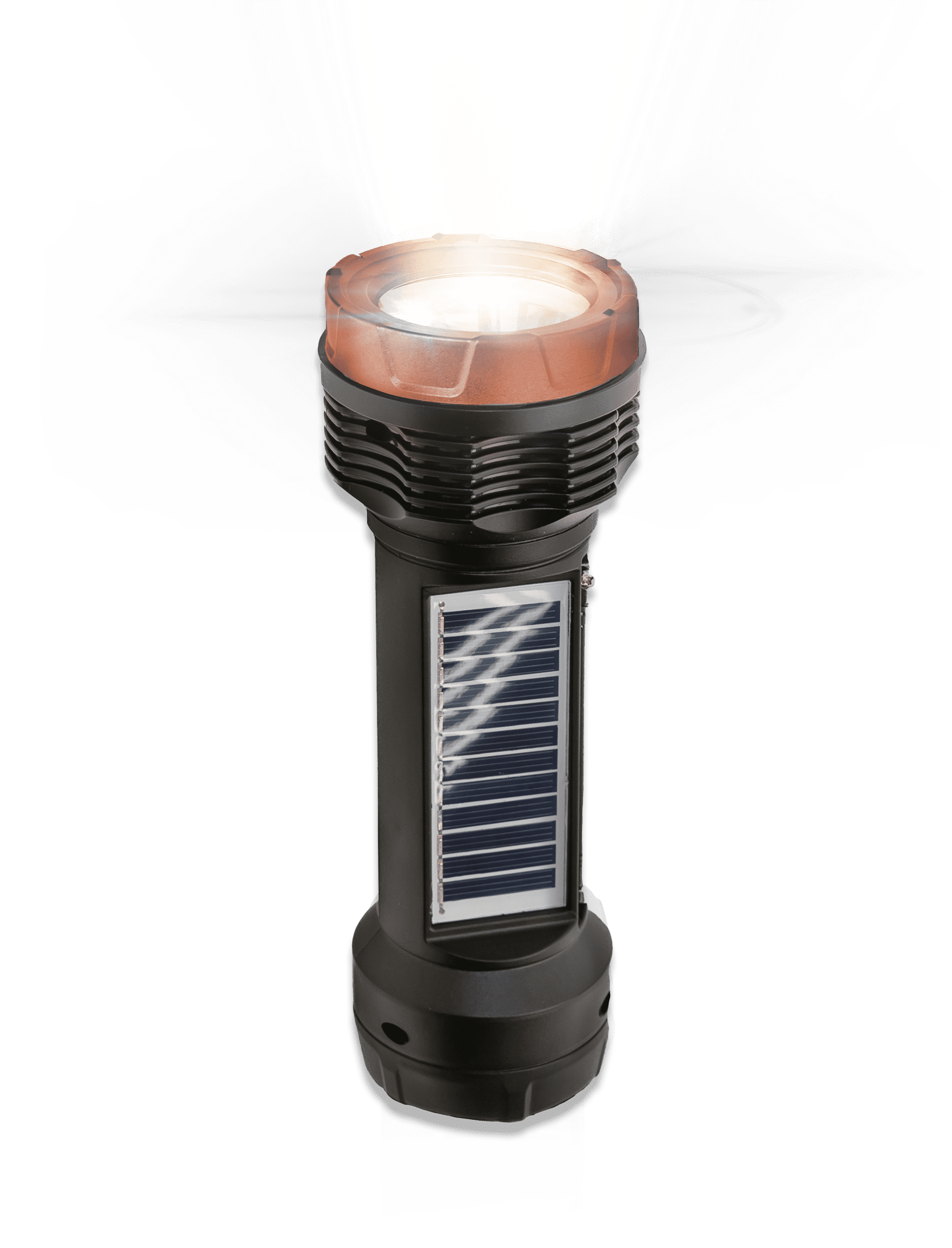 FSL-200 Solar Rechargeable Flashlight with Bluetooth Speaker, FM Radio ...