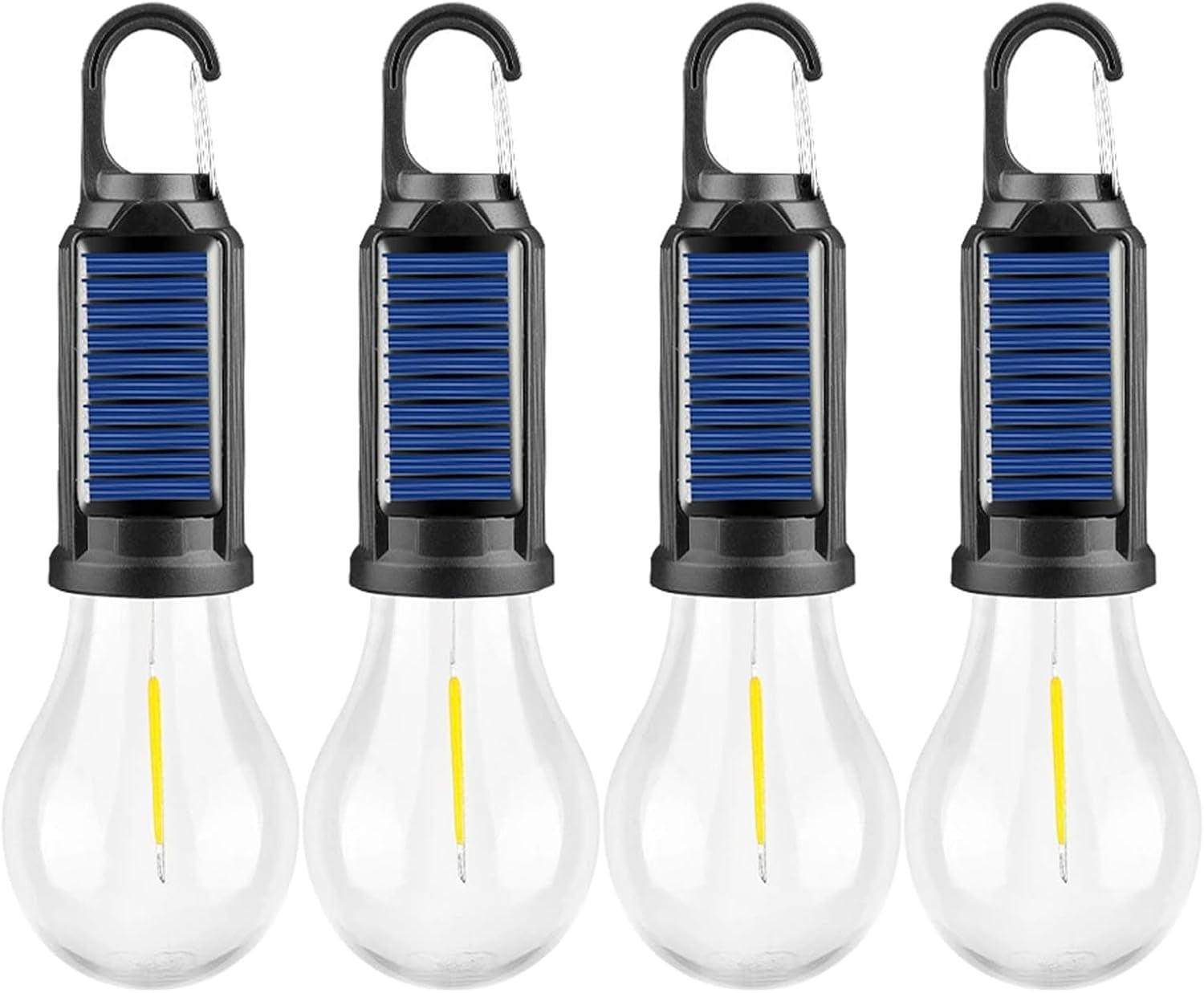 Solar Rechargeable Hooked Camping Light, Shineshore LED Solar Tent ...